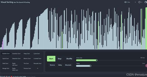 【网站推荐】可视化排序算法 Visual Sorting Aka The Sound Of Sorting排序算法网站 Csdn博客 【网站推荐】可视化排序算法 Visual Sorting Aka The Sound Of Sorting排序算法网站 Csdn博客
