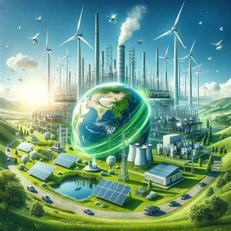 Energy Efficiency Green Technology AI Art Generator Easy Peasy AI