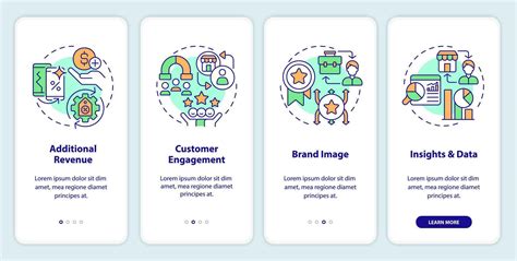 2d Icons Representing C2c Mobile App Screen Set Walkthrough 3 Steps