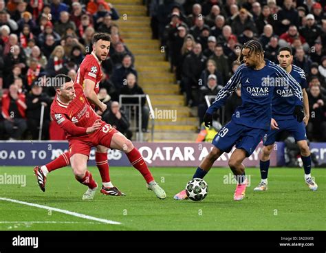Liverpool Uk 11th Mar 2025 Andrew Robertson Of Liverpool With