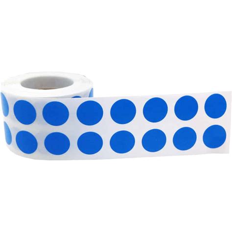 Small Blue Dot Stickers 12
