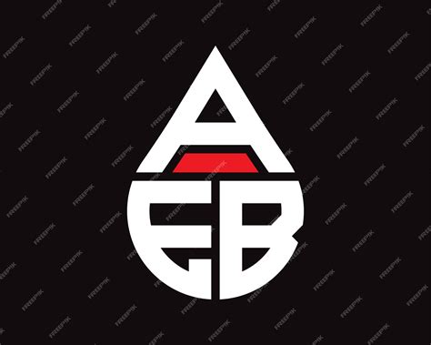 Premium Vector Aeb Letter Water Drop Shape Logo Design Aeb Drop Logo Simple Design