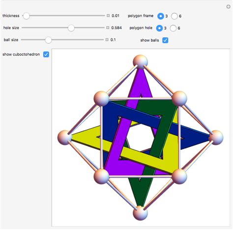 Four Interwoven Triangles Wolfram Demonstrations Project