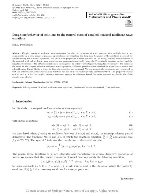 Long Time Behavior Of Solutions To The General Class Of Coupled