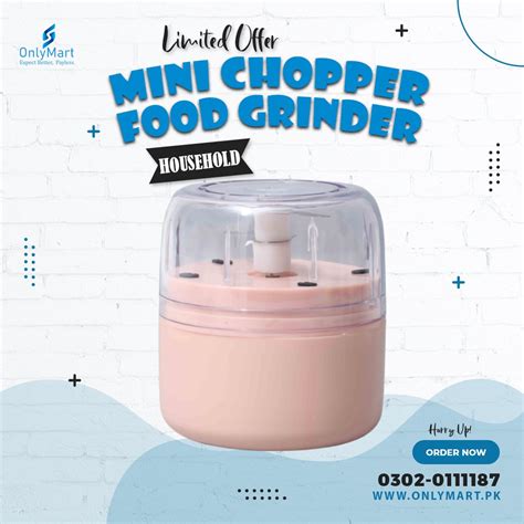 Mini Chopper Food Grinder Only Mart
