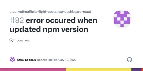 Error Occured When Updated Npm Version · Issue 82