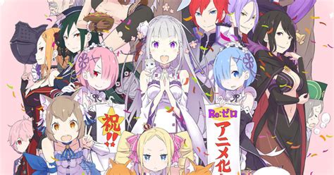 Re Life In A Different World From Zero Light Novels Get TV Anime Adaptation News Anime News