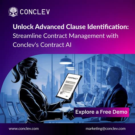 Unlock Advanced Clause Identification Streamline Contract Management With Conclevs Contract Ai