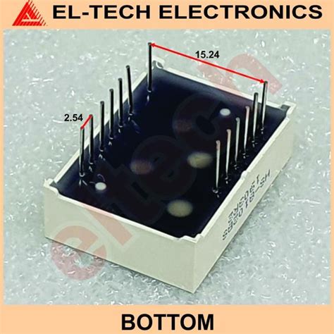 Jual LED Display 7 Seven Segment Anoda Red Merah 1 Digit 0 8 Inch Elt3ch Murah Shopee Indonesia