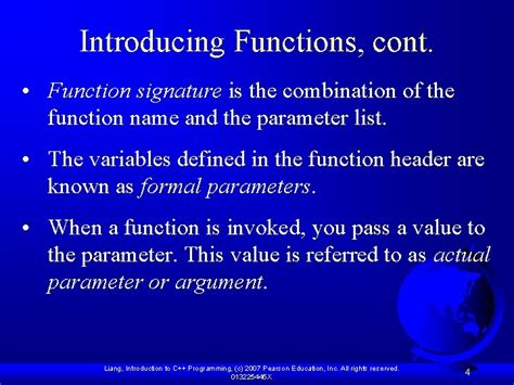 Chapter Functions Liang Introduction To C Programming