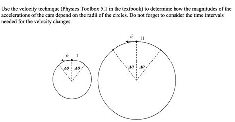 Solved Use The Velocity Technique Physics Toolbox In Chegg Com