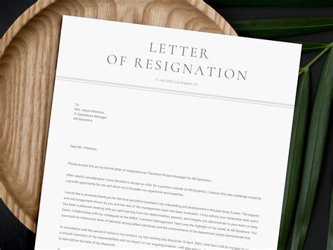 Resignation Letter Template Writing Tips Sample Letter Termination Letter Microsoft Word