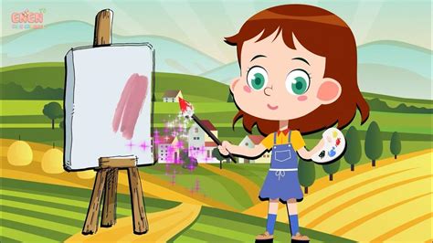 دختر نقاش و قلمو سحرآمیز داستان کوتاه برای کودکان Youtube
