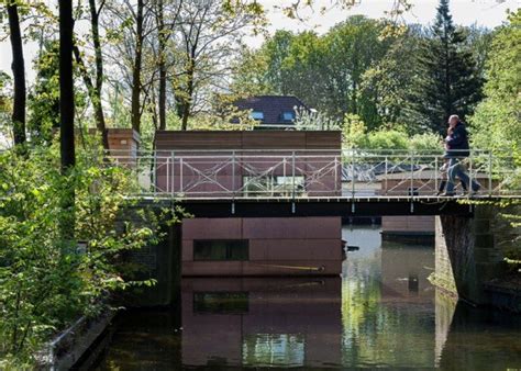 Copper Clad Parkark Houseboat By Bytr Architects