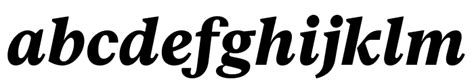 Fabricserif Bolditalic Font What Font Is