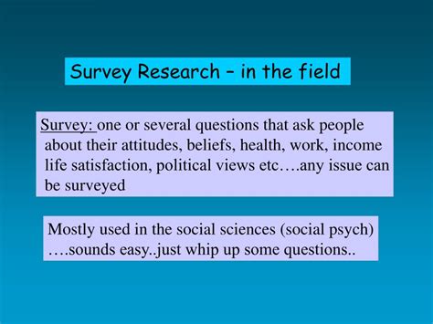 Ppt Chapter 6 Field Research Outside Of Lab Powerpoint Presentation