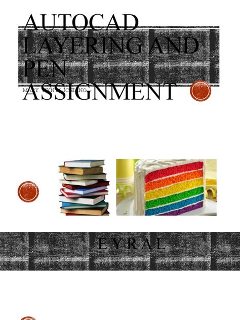Autocad Layering And Pen Assignment Mary Wyn M Ichiano Pdf