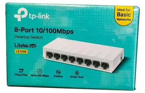 8 Ports Tp Link Ls1008 8 Port Desktop Switch Lan Capable White At ₹ 800 Piece In New Delhi