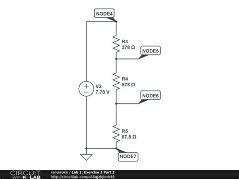 Lab 1 Exercise 3 Part 2 Circuitlab