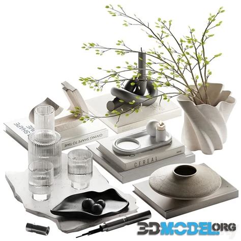3d Model Decorative Set 054