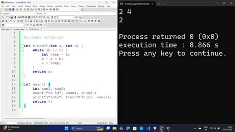 coding hcf mathinprogramming problemsolving day39 learningjourney