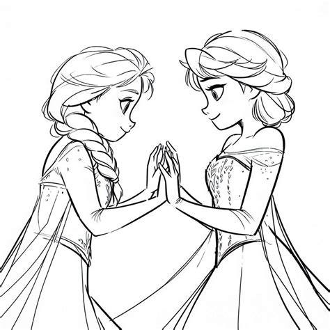 Desenho Para Colorir Do Frozen
