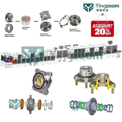 Gen 2 Intelligent Automation Wheel Hub Bearing Unit Assembly Line Assembly Line And Ball