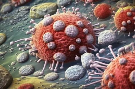 Premium Ai Image Bacteria Microscopic Unicellular Organisms Microorganism Under Microscope