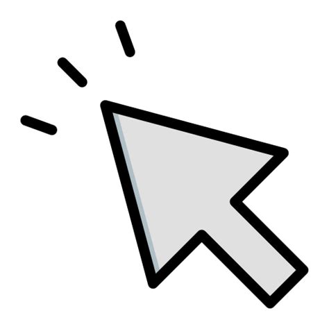 Mouse Cursor Generic Outline Color Icon