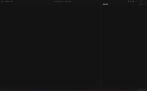 Cursor Nightly No Chat Showing Up Bug Reports Cursor Community Forum