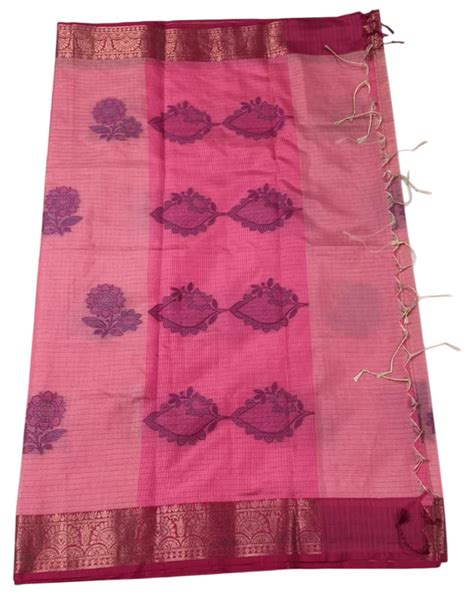 Pink Kota Silk Banarasi Saree At ₹ 1355piece Kota Silk Saree In