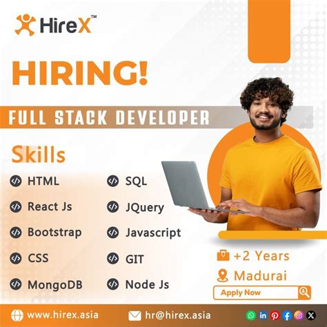 hirex on linkedin hiring fullstackdeveloper developerjobs techjobs