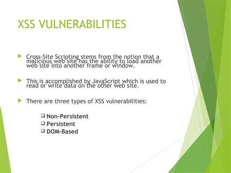 Cross Site Scripting Xss Ppt Web Development Internet