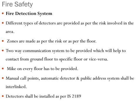 Fire Safety As Per National Building Code 2016 Pdf Indoor