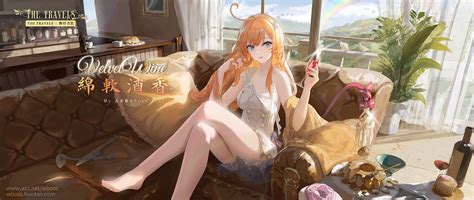 Wboss Escoffier Genshin Impact Genshin Impact Commentary Request Highres Girl Ahoge