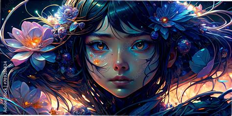 Anime Woman Face 3d Characters Graphics Game Character Design