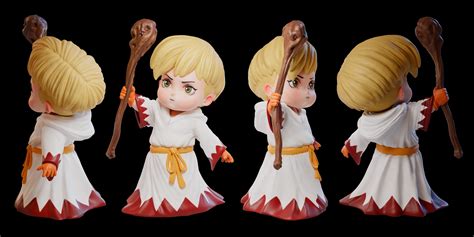 Artstation Chibi White Mage Final Fantasy Tactics