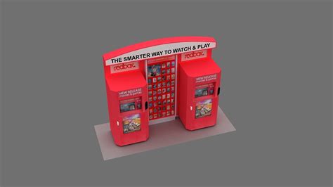 Redbox Vending Machine 3d Model 3d Model Cgtrader