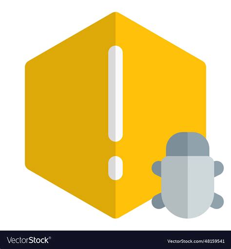 Virus Alert Indicator In Computer Royalty Free Vector Image