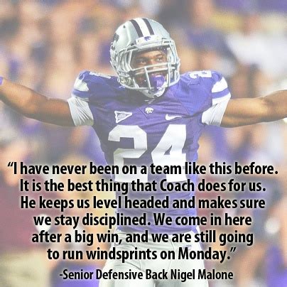 Coach Snyder Knows Kansas State University Special Quotes Great Quotes