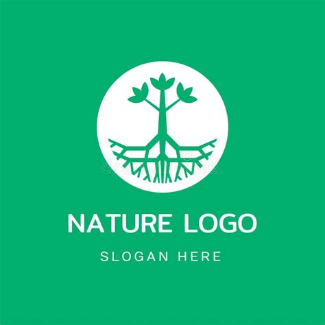 Tree Circle Vector Icon Logo Stock Illustration Illustration Of Abstract Natural