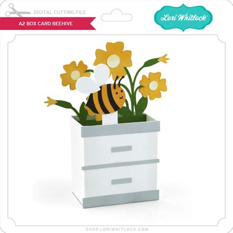 A2 Box Card Beehive Lori Whitlocks Svg Shop