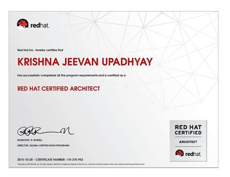 Krishna Jeevan Upadhyay On Linkedin Thank You Redhat