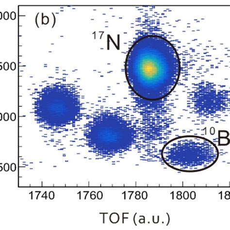 typical particle identification plots of the 16 o 18 o and 40 ar
