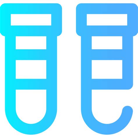 Test Tubes Super Basic Omission Gradient Icon Test Tubes Super Basic Omission Gradient Icon
