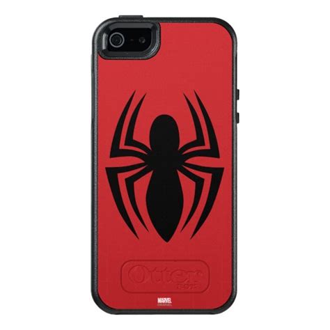 Spider Man Spider Logo OtterBox IPhone 5 5s SE Case Spiderman Spider Marvel Comic Super