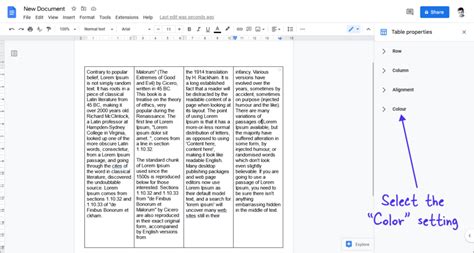 How To Make Four Columns In Google Docs Or More