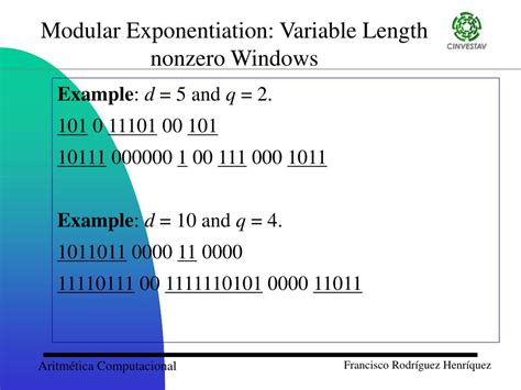 ppt modular exponentiation powerpoint presentation free download