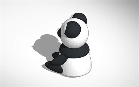 3d Design Panda Tinkercad