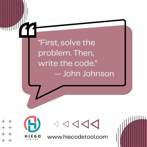 Codingquotes Hiecodetool Codewithpurpose Problemsolving Techwisdom